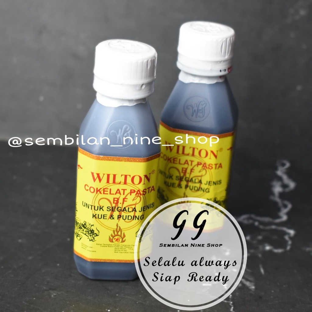 Jual WILTON 100 GRAM COKELAT PASTA BLACK FOREST BF B.F Perisa dan Pewarna Chocolate | Shopee ...