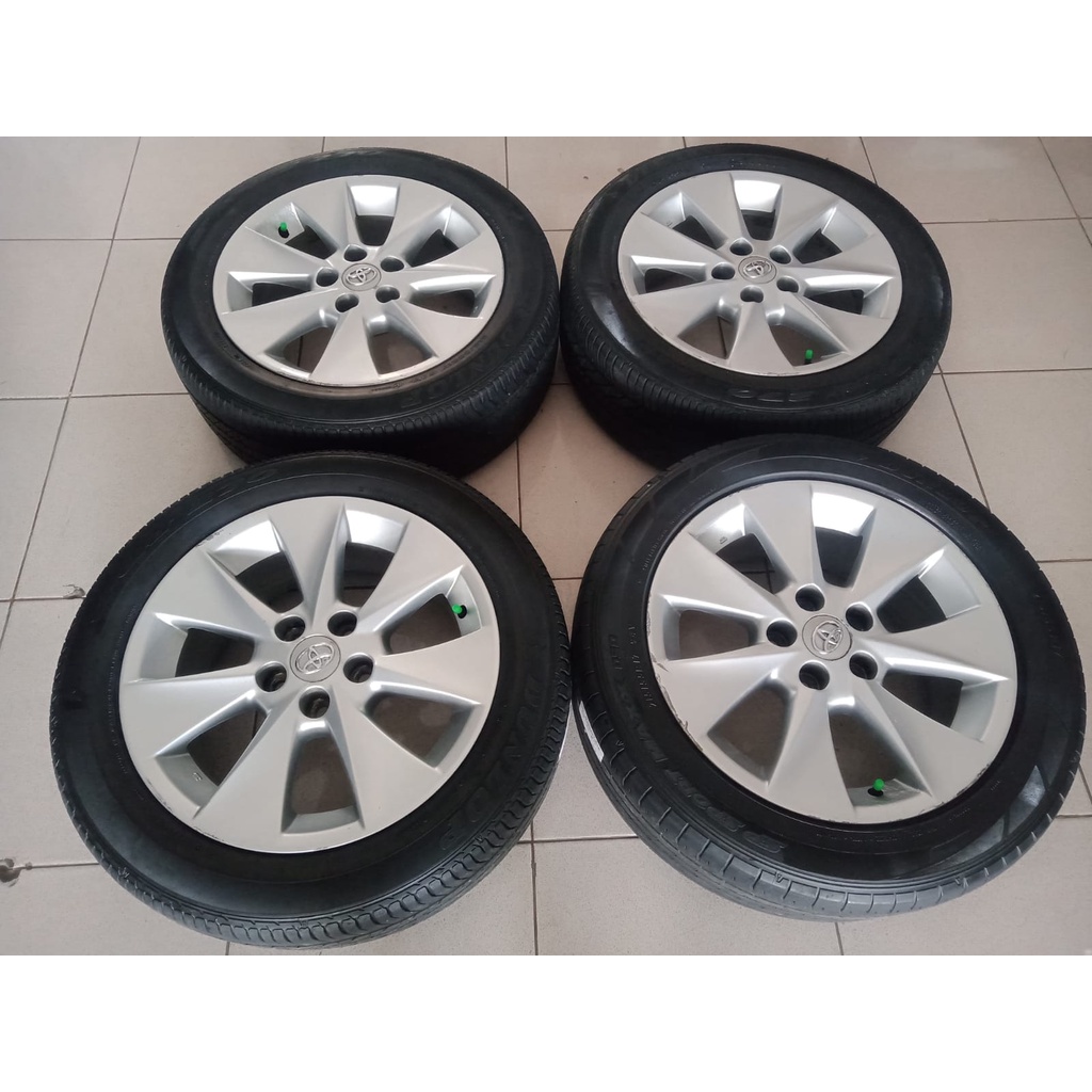 Jual Paketan Velg Dan Ban Mobil Bekas Copotan Ori Standar Alphard Ring ...