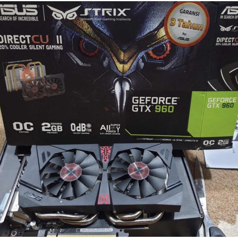 Jual ASUS Strix GTX 960 2GB OC | Shopee Indonesia