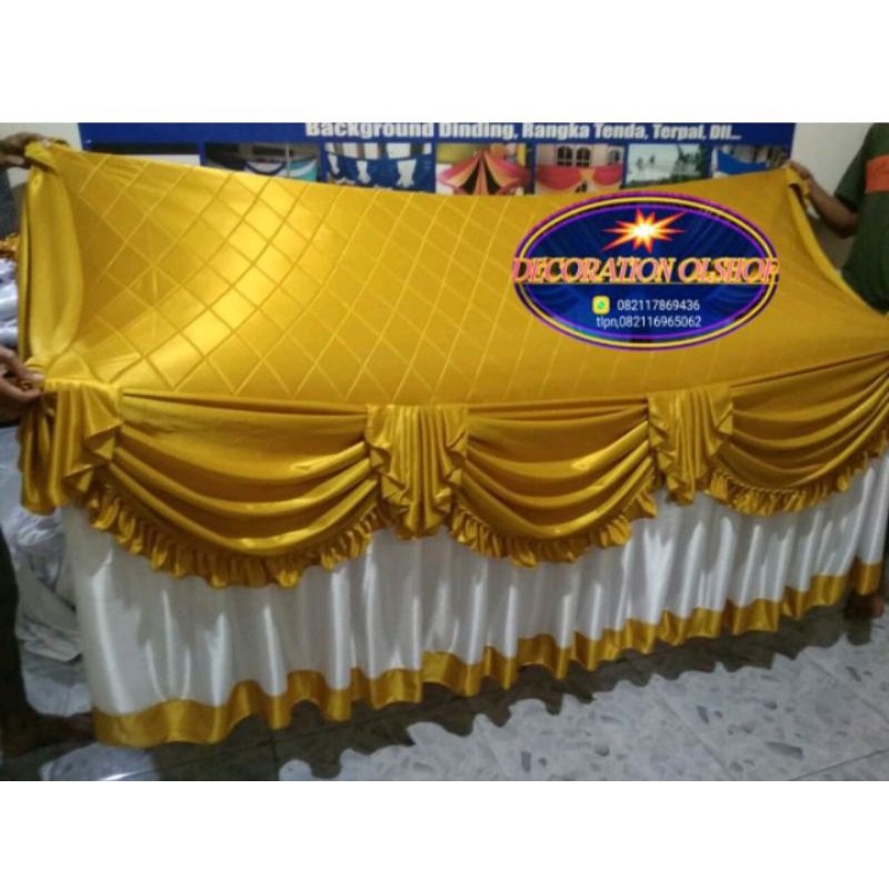 Jual sarung meja catering/Sarung meja prasmanan | Shopee Indonesia
