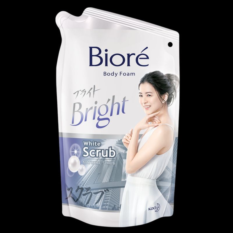 Jual Biore Bright Body Foam Scrub 450ml | Shopee Indonesia