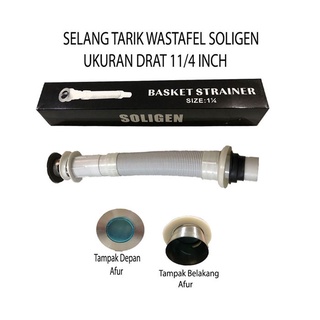 Jual Selang Sifon Afur Wastafel Washtafel Pvc Tarik Soligen 1 1/4 Inch ...