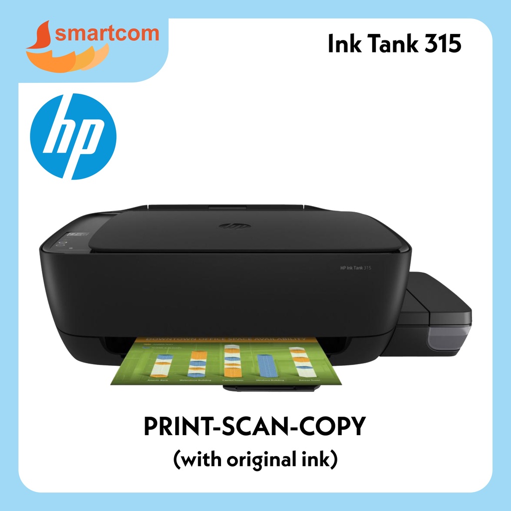 Jual PRINTER HP INK TANK 315 A4 All-in-One - INKTANK 315 | Shopee Indonesia
