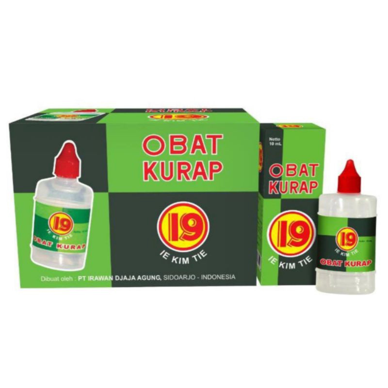 Jual Obat kurap cap 19 Panu kadas kurap IE KIM TIE (1 box isi 12 pcs ...