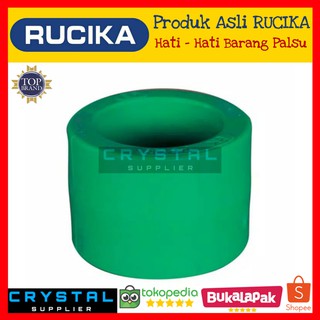 Jual SOK PPR RUCIKA 4" inch GREEN / COUPLER Soket Sock Wavin Tigris 110 ...
