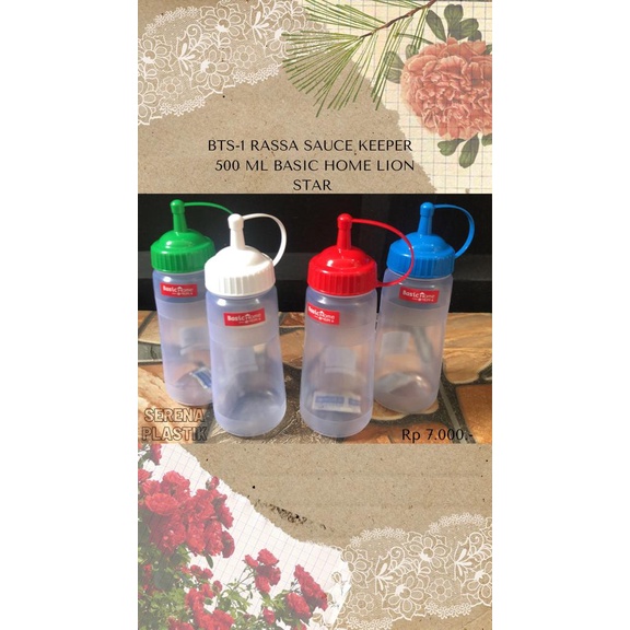 Jual BTS-1 RASSA SAUCE KEEPER 500 ML BASIC HOME LION STAR | Shopee Indonesia