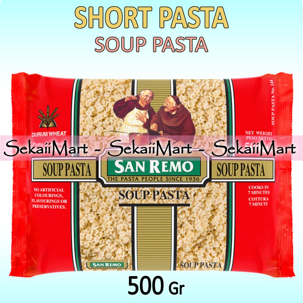 Jual SAN REMO 144 Soup Pasta 500g - SANREMO Pasta Gandum Model Bermacam ...