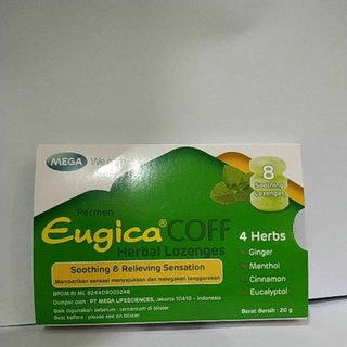 Jual MEGA EUGICA COFF HERBAL LOZENGES PERMEN STRIP 8'S | Shopee Indonesia