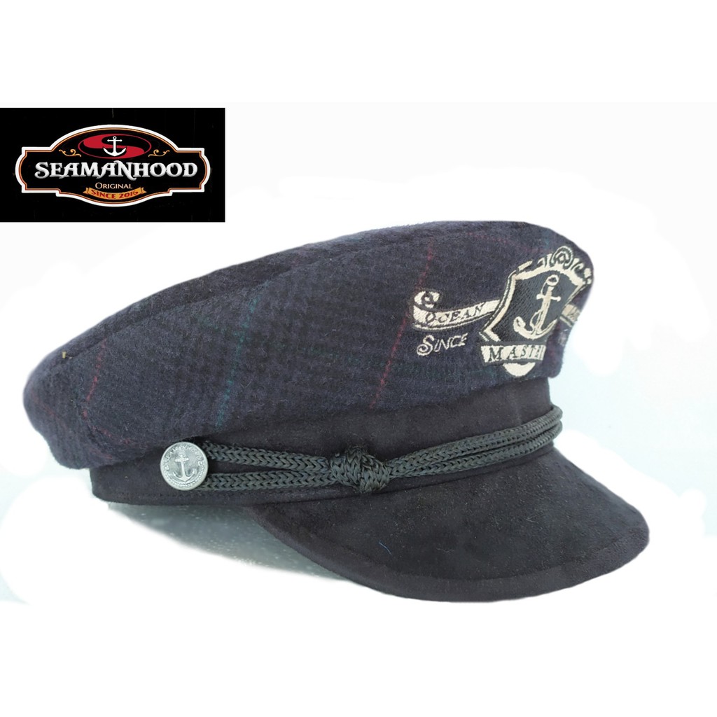 Jual Premium Fiddler Hat Original Product - Topi Kapten - Topi Sailor ...