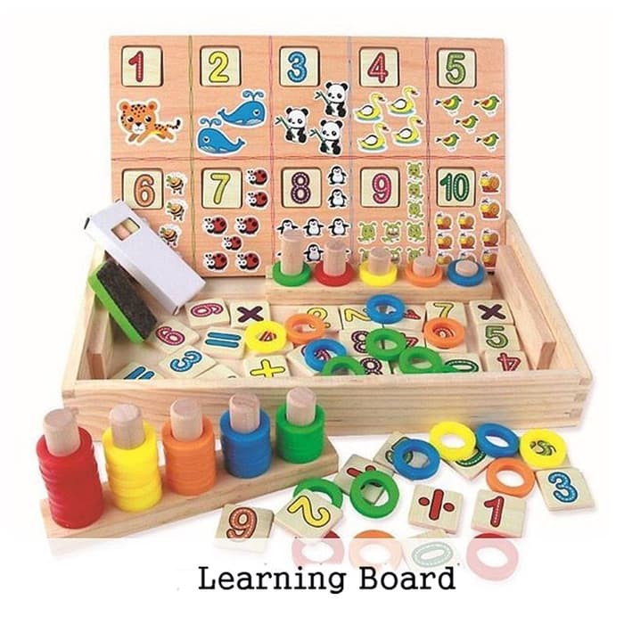 Jual Mainan montessori edukasi edukatif mainan kayu wooden toys Mainan ...
