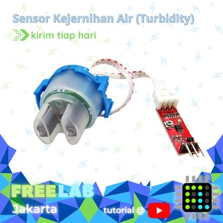 Jual Turbidity Sensor Modul u/ Deteksi Kejernihan Air Analog 5V 0 ...
