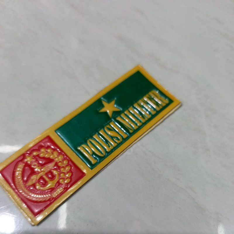 Jual Stiker Plat Polisi Militer Emboss Sticker PM Indonesia|Shopee ...