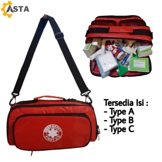 Jual Tas Emergency Selempang Lengkap Dengan Isi - Tas Selempang P3K ...