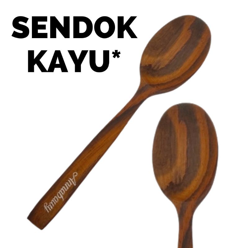 Jual SENDOK KAYU PREMIUM CANTIK DAN KOKOH SENDOK MADU | Shopee Indonesia