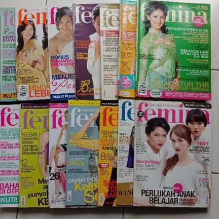 Jual majalah bekas Majalah FEMINA edisi koleksi 1 | Shopee Indonesia