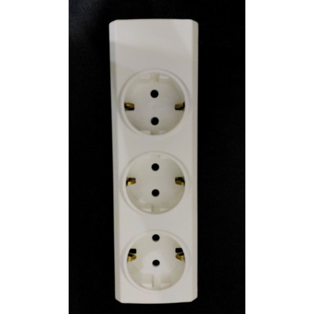 Jual OB Stop Kontak 3 Lb Arde BROCO Colokan Listrik 3 Lubang Broko ...