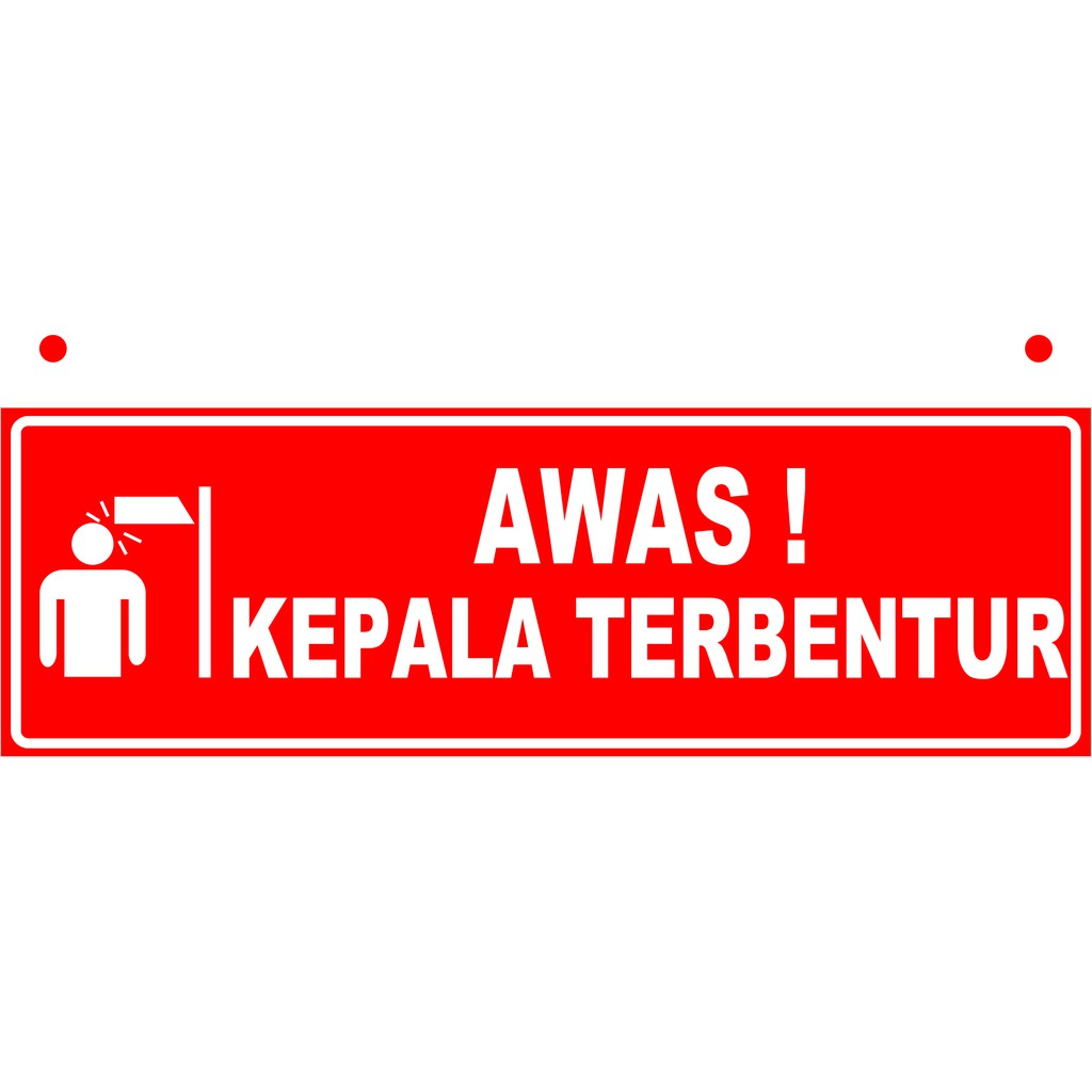 Jual STIKER AWAS KEPALA TERBENTUR 25x8 cm Indonesia|Shopee Indonesia Jual STIKER AWAS KEPALA TERBENTUR 25x8 cm Indonesia|Shopee Indonesia