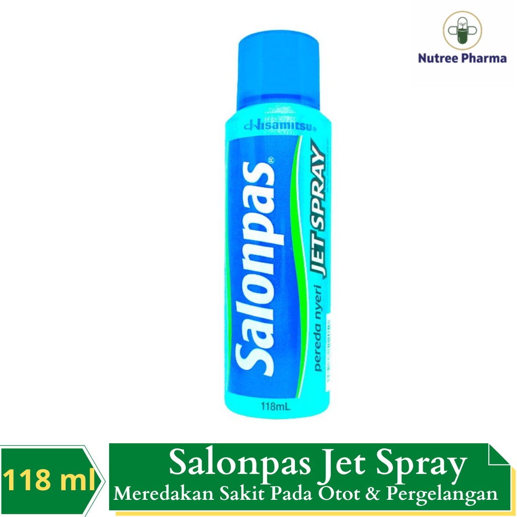 Jual SALONPAS JET SPRAY @ 118 ML | Shopee Indonesia