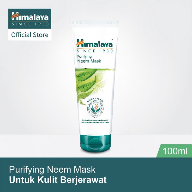 Jual himalaya puryfing neem mask , masker wajah 100ml murah meriah ...