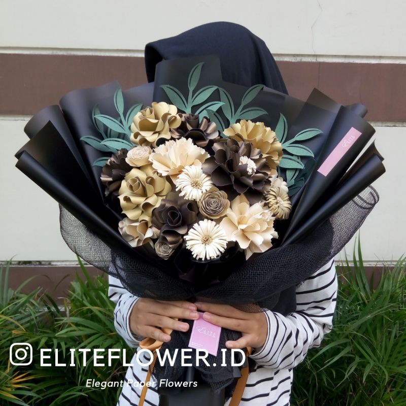 Jual buket bunga / paper flower bouquet / bunga kertas | Shopee Indonesia