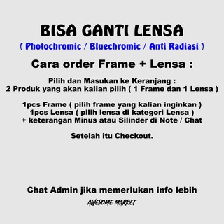 Jual Lensa kacamata / Jenis lensa / Ganti lensa / Photochromic ...