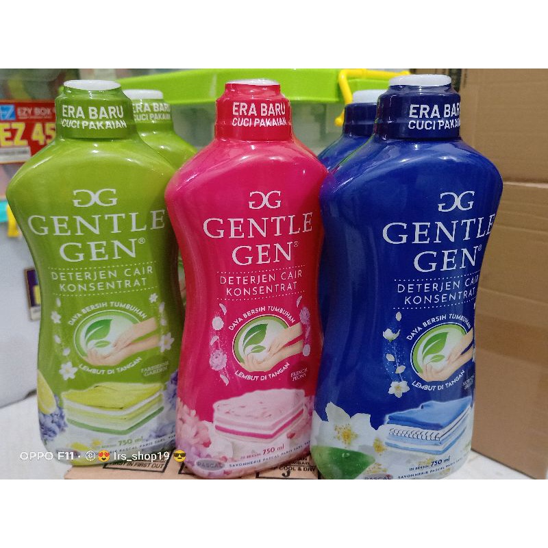 Jual Gentle gen deterjen cair 750ml | Shopee Indonesia