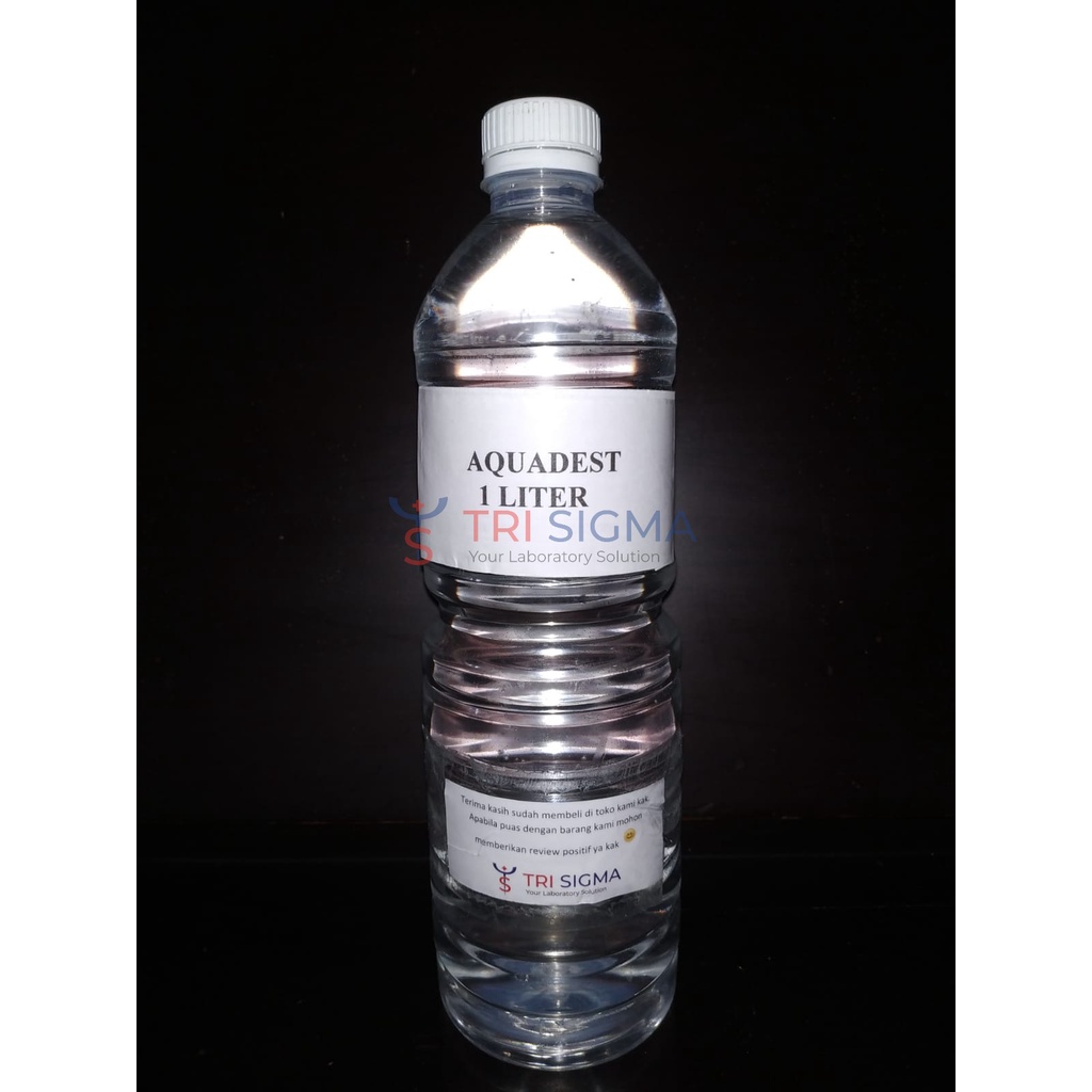 Jual Aquadest, Aquades, Akuades 1 liter Indonesia|Shopee Indonesia