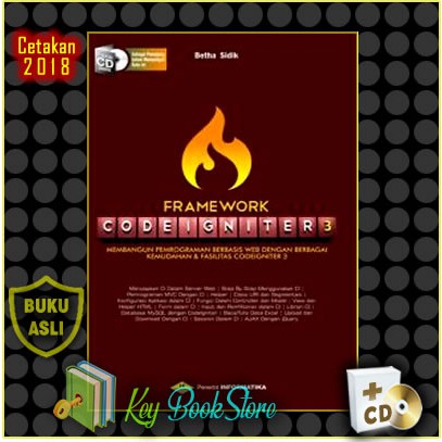 Jual Buku Framework CodeIgniter 3 Pemrograman Web - Betha Sidik ...