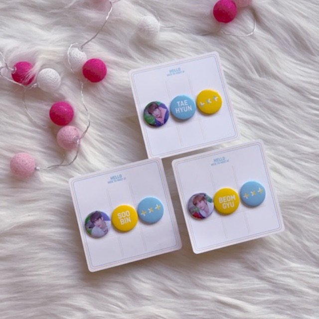 Jual TXT Debut Official MD - Can Badge Set ( Tomorrow x Together ...