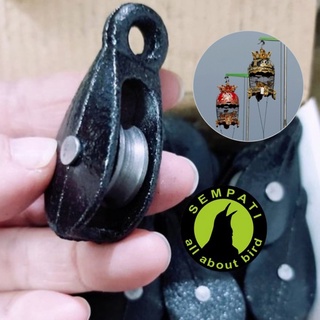 Jual Katrol- Katrol Mini 3/4" Pulley Kerekan Sangkar Burung Kerekan ...