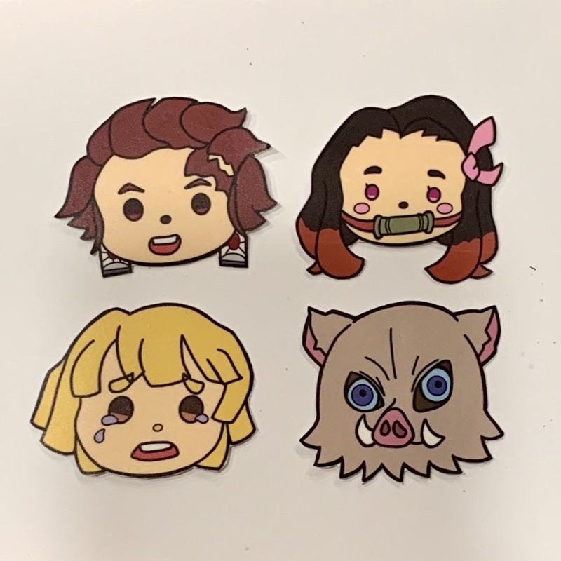 Jual Cute Sticker Pack Kimetsu no Yaiba Demon Slayer Indonesia|Shopee ...