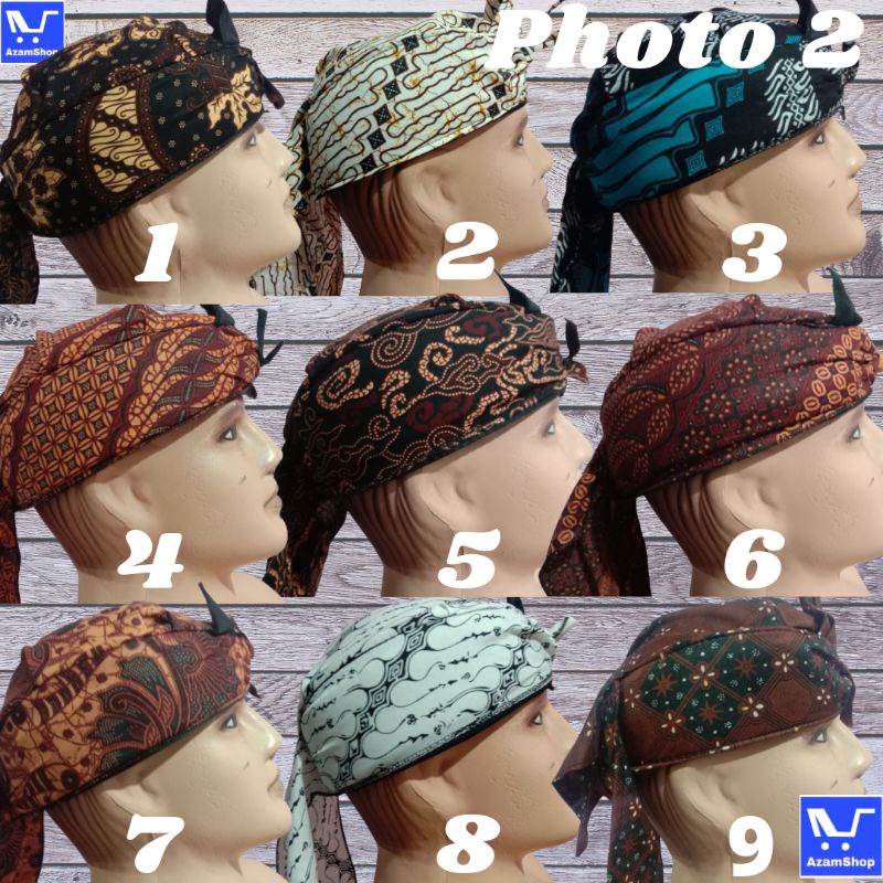 Jual iket kepala sunda tradisional udeng sunda blangkon Sunda blankon ...