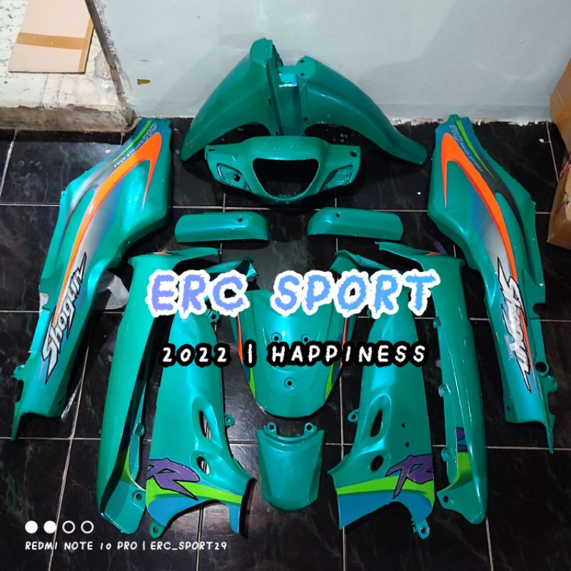 Jual cover bodi halus shogun new shogun r shogun 110 tahun 2001-2003 ...