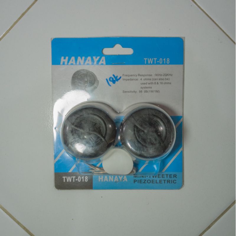 Jual Mini Tweeter Piezoeletric Hanaya Twt 018 Shopee Indonesia