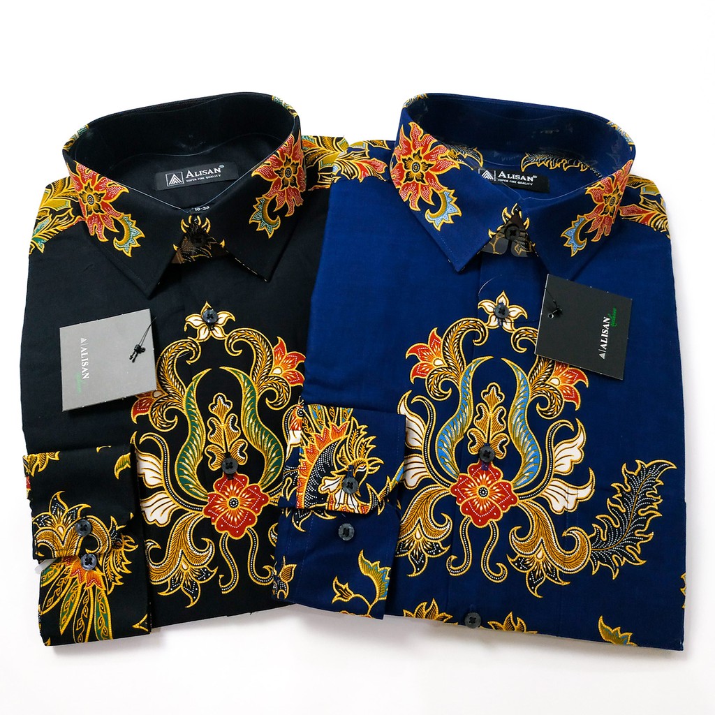 Jual Kemeja ALISAN Batik Regular Fit Lengan Panjang ( SERI BUNGA ...