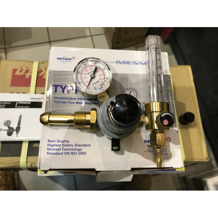 Jual ORIGINAL - REGULATOR ARGON TYPHOON MESSER / GERMANY | Shopee Indonesia