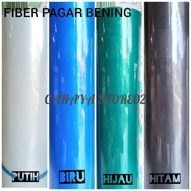 Jual Fiber Pelapis Pagar METERAN POLOS Penutup Plastik Piber Viber ...