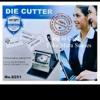 Jual Mesin Plong Alat pemotong ID card Pemotong kartu PVC ukuran 54 x ...