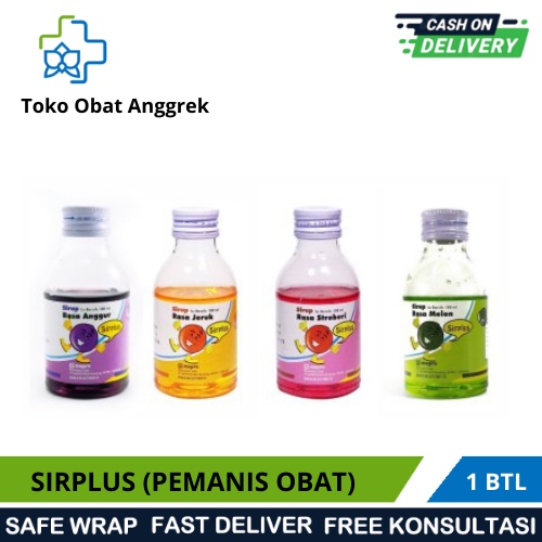 Jual SIRPLUS SYRUP PEMANIS OBAT/PEMANIS OBAT PUYER/PELARUT OBAT ...