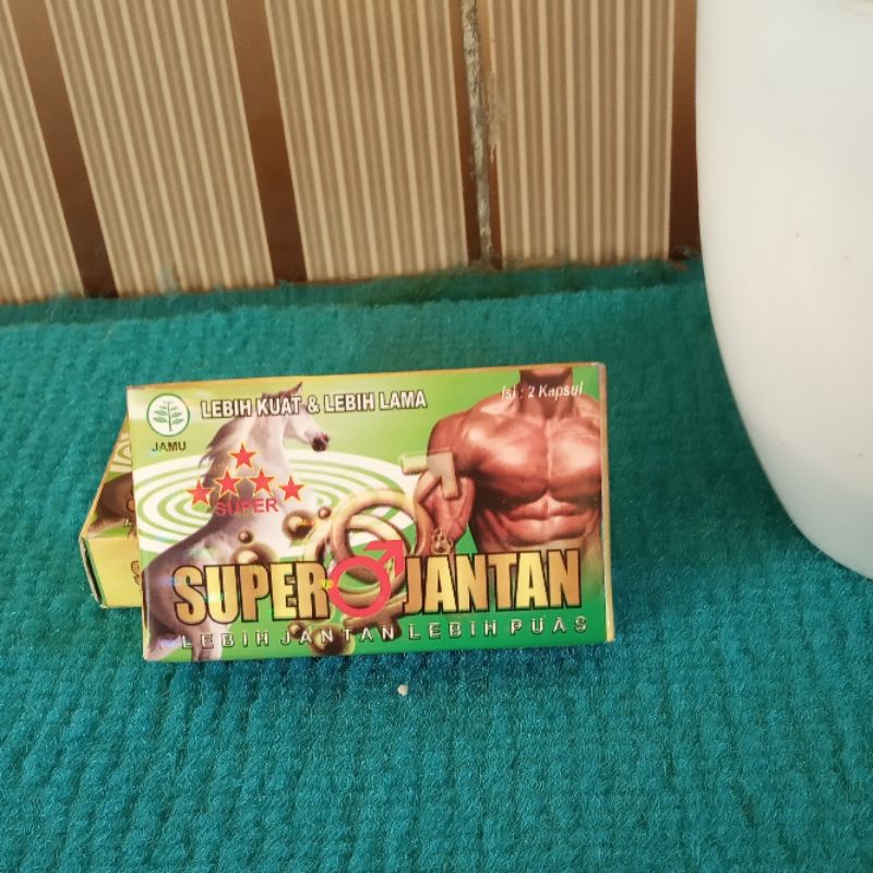 Jual Super Jantan Kapsul Herbal kuat Tahan Lama Obat Pria Dewasa (1 Sachet isi 2Kapsul) | Shopee ...