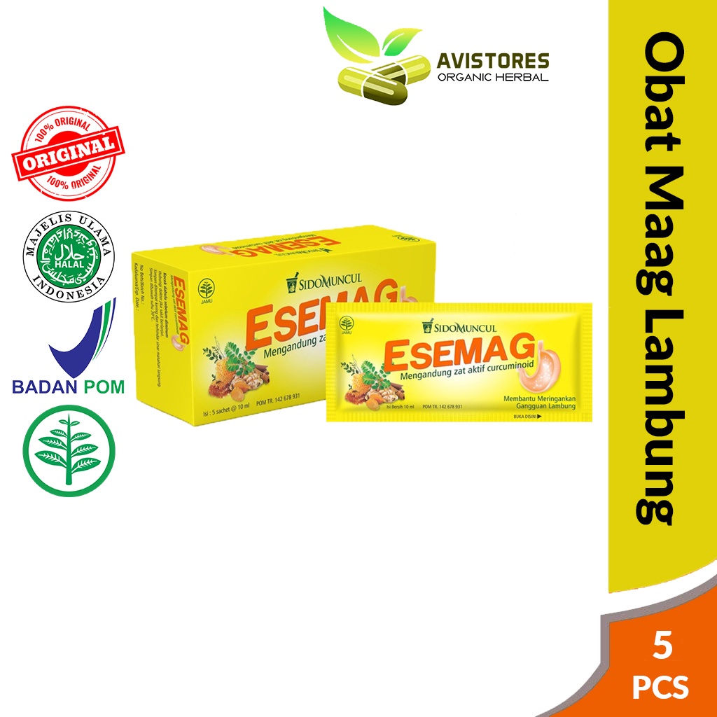 Jual ESEMAG Sido Muncul Cair Obat Herbal Sakit Perut Lambung Maag Gerd ...