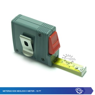 Jual Meteran KDS NEOLOCK 3 Meter - 10 Ft | Shopee Indonesia