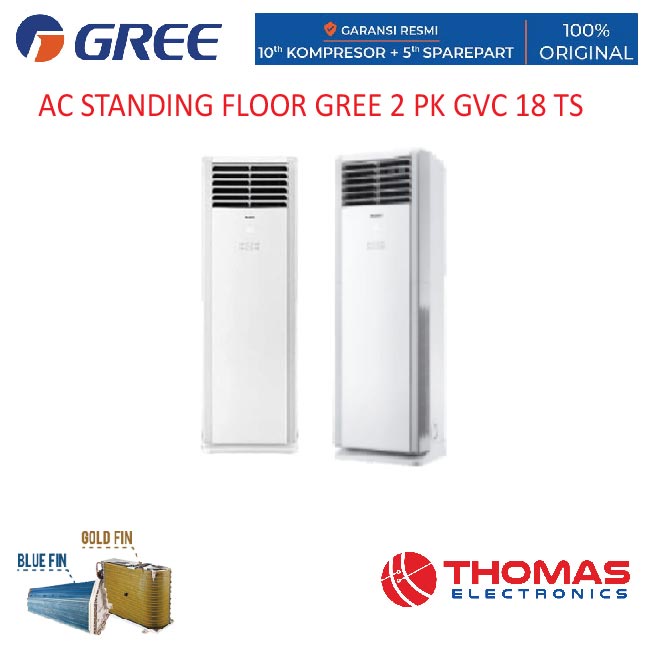 Jual AC STANDING FLOOR GREE 2 PK GVC 18 TS SMART WIFI TOUCH SCREEN GARANSI RESMI | Shopee Indonesia