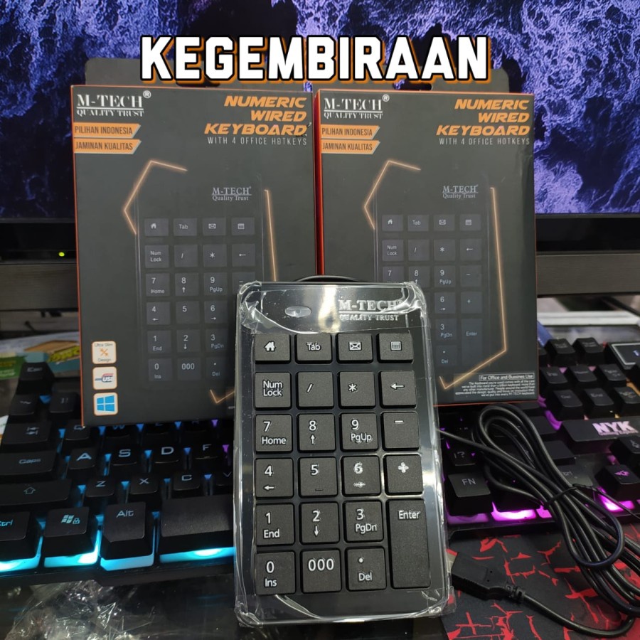 Jual Numeric Keypad Mtech Keyboard Angka Mtech Keyboard Numeric Usb