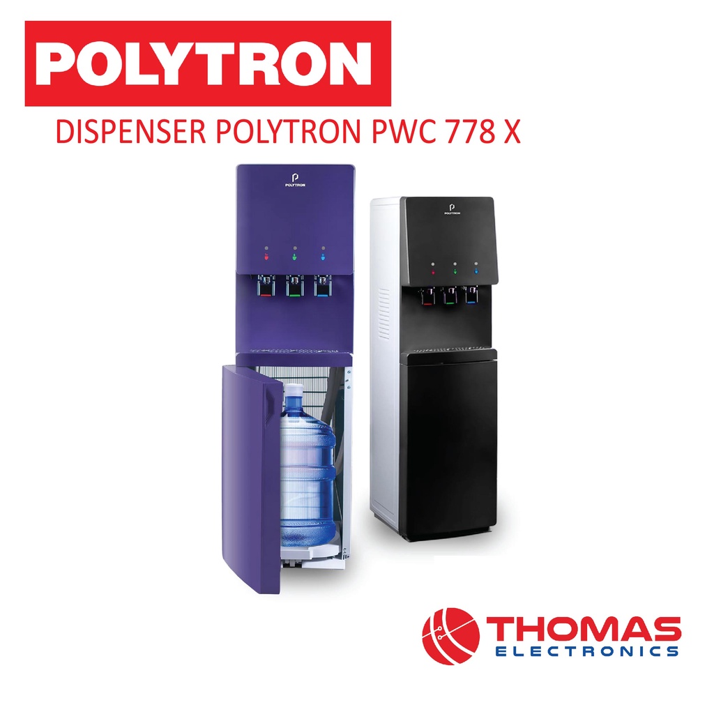 Jual DISPENSER POLYTRON PWC 778 LX Dispenser Galon Bawah PWC778LX ...