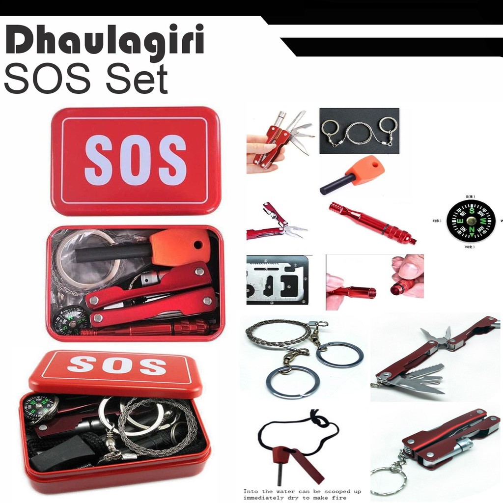 Jual portable SOS tool kit earthquake emergency onboard outdoor ...