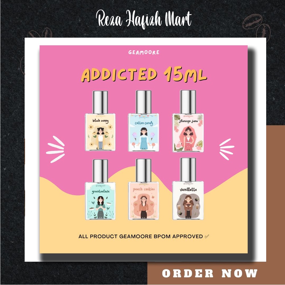 Jual Geamoore Addicted Series Parfum Spray Wanita Parfum Unisex Parfum ...
