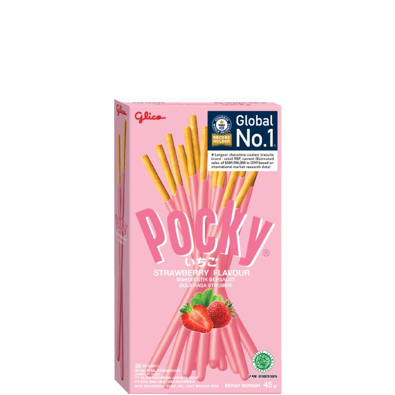 Jual Pocky Biskuit Stik Strawberry 45 gr | Shopee Indonesia
