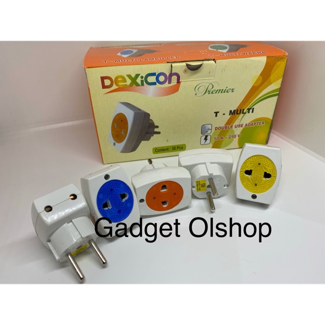 Jual Steker T Multi LED - Steker Multifungsi - Steker Warna - Colokan T ...