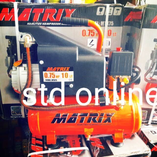 Jual Air Compressor Matrix 0.75 HP MTX75 kompresor listrik (bukan ...